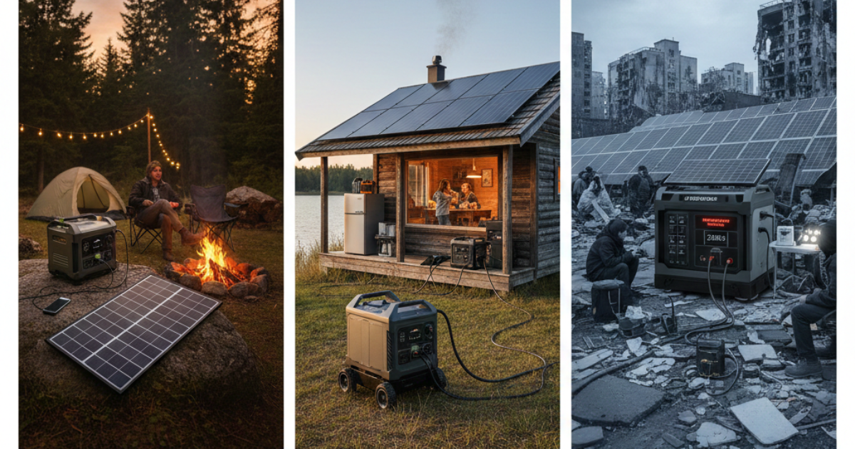 Ideal Solar Generator Size for Camp, Cabin, or Crisis | Nature's Generator