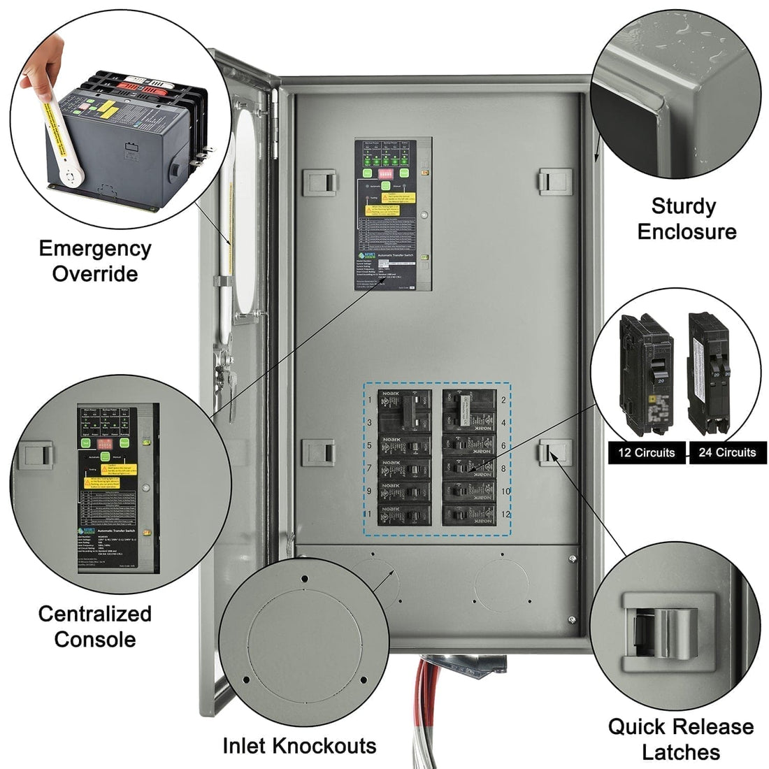 50 Amp Automatic Transfer Switch for Power Generators | Nature's Generator