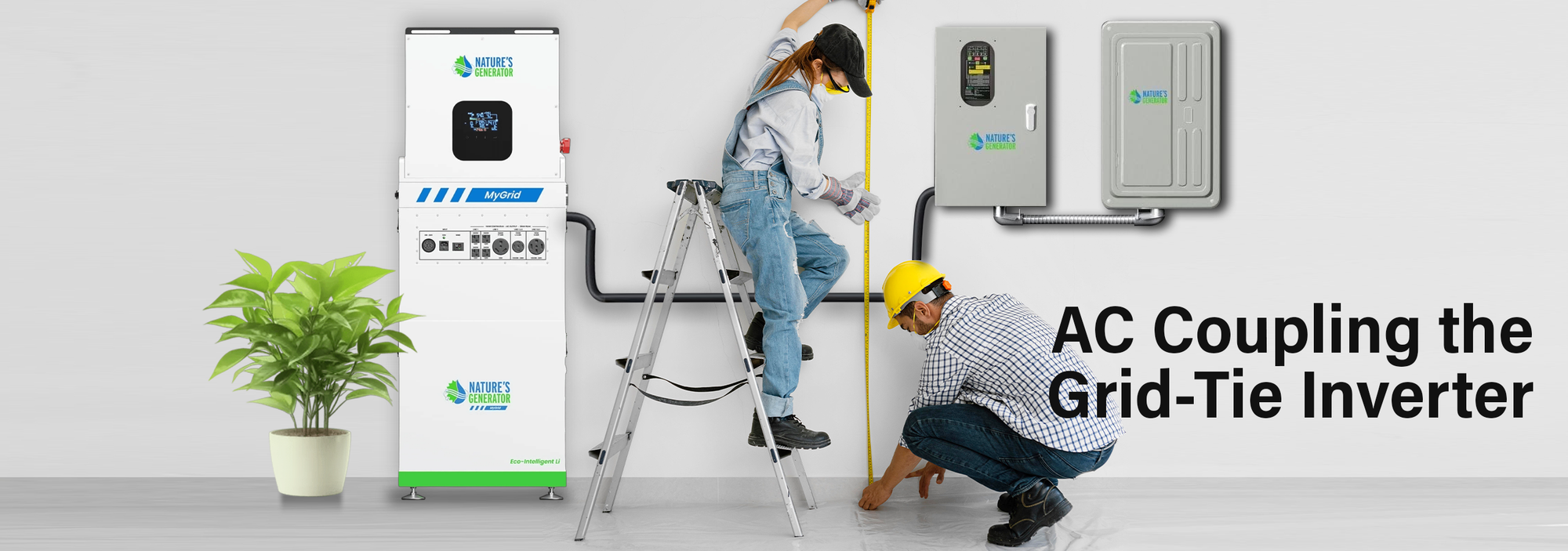 AC Coupling the Solar Grid Tie Inverter | Nature's Generator