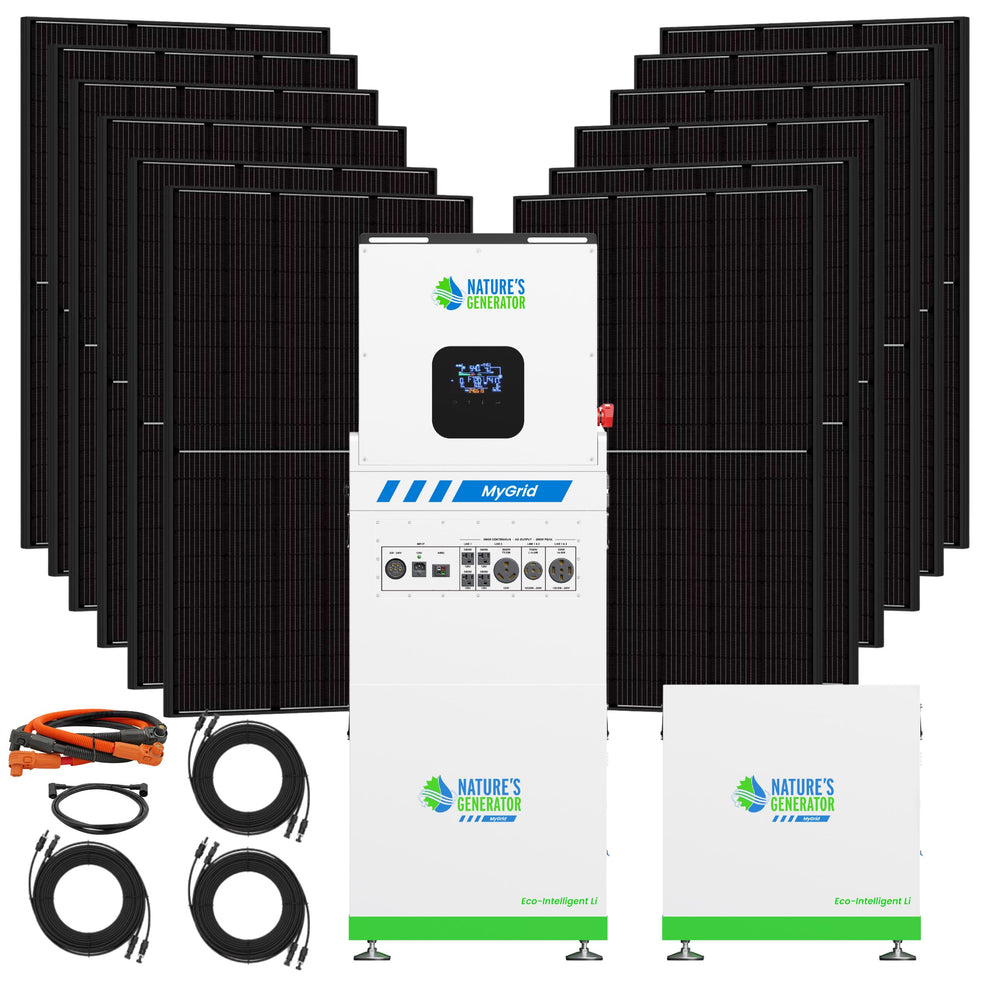 MyGrid 10K Solar Generator | Solar Power Generator | Nature's Generator