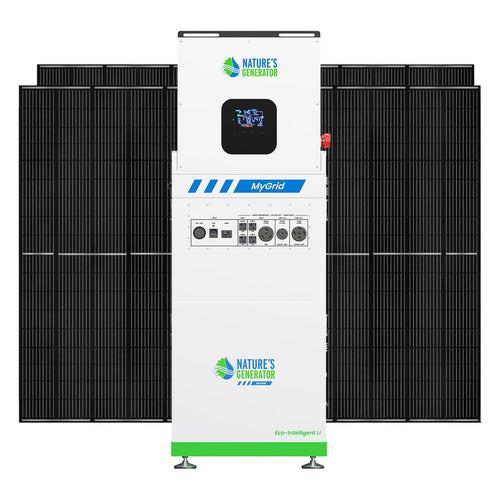 10kW Solar Powered Whole Home Generator for Off-Grid or Home Backup