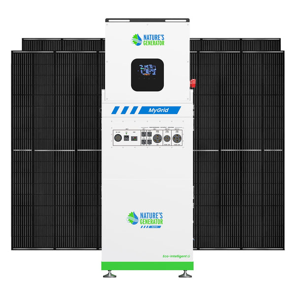 10kW Solar Powered Whole Home Generator for Off-Grid or Home Backup