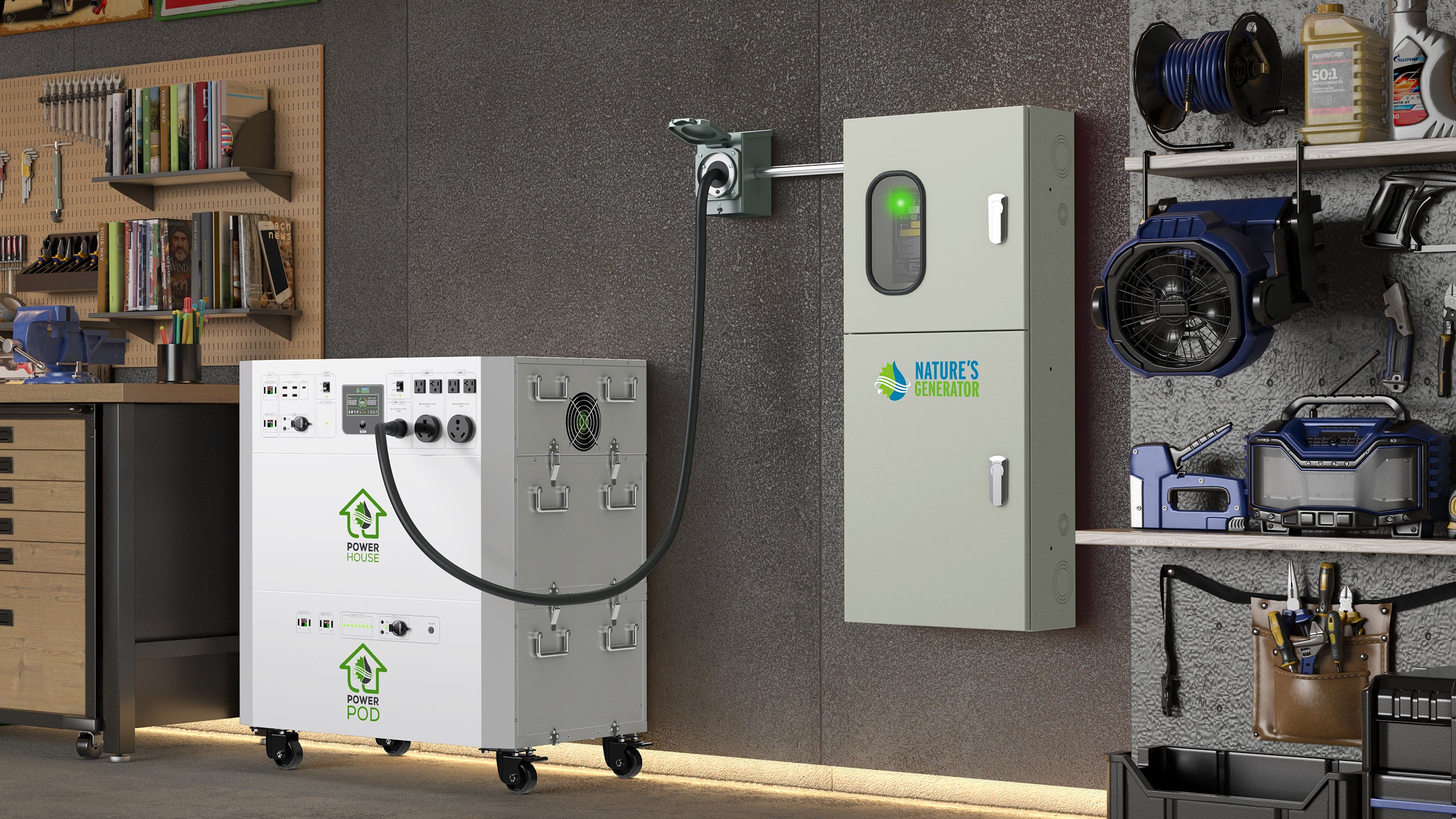 Solar Generator & Wind, Whole Home Power Backup | Nature's Generator