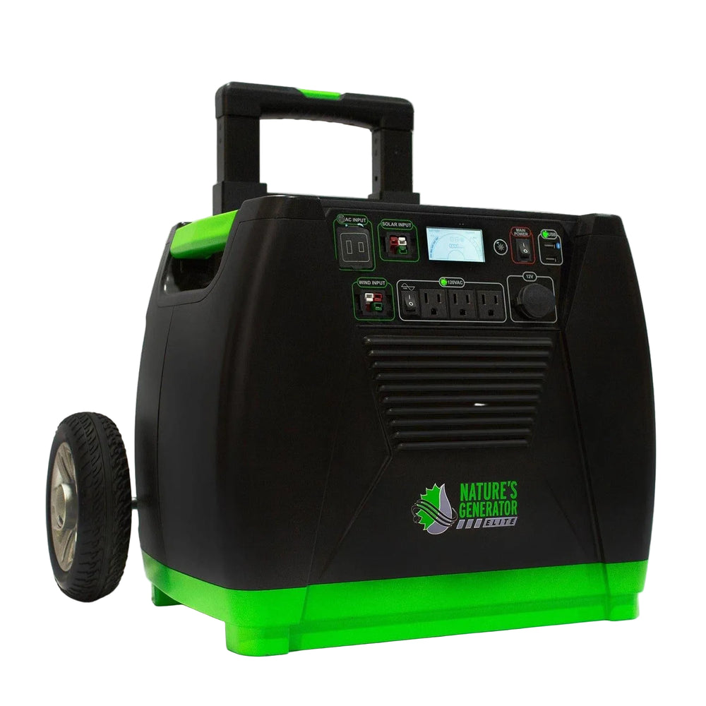 Nature's Generator Elite: 3600W Solar Generator for Backup or Off-Grid