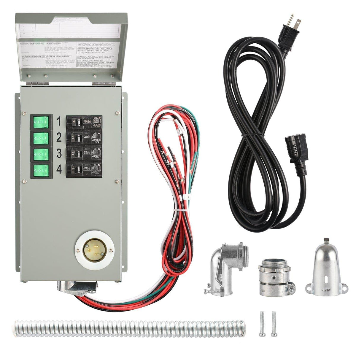 Generator transfer switch installation store